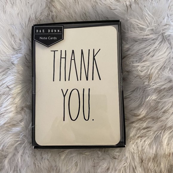 Rae Dunn | Other | Rae Dunn Thank You Note Cards Nib | Poshmark